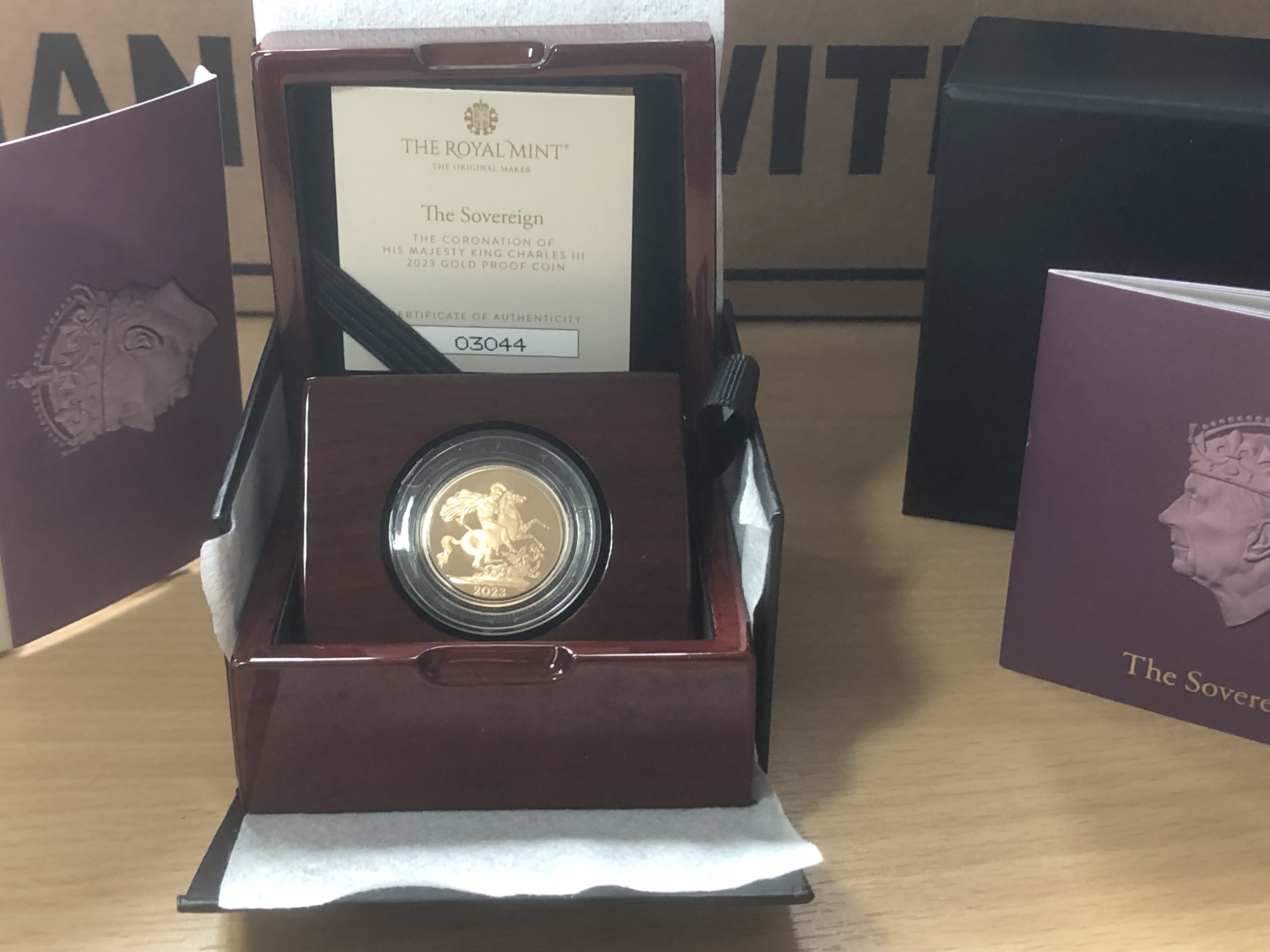 2023 King Charles III Proof Coronation Sovereign Series. | Neil Smith